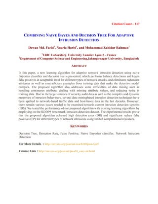 Top 10 intrusion detection system papes | PDF