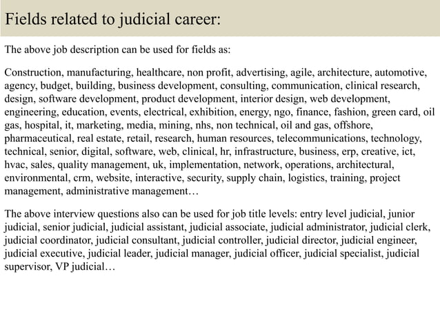 Top 10 judicial Interview Questions And Answers PPT top-10-judicial-interview-questions-and-answers-ppt