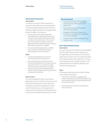 Top10 Key Attributes For A Successful Project | PDF