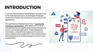 Top 10 Key Points to Ensure Security for Your Laravel Application.pdf ...