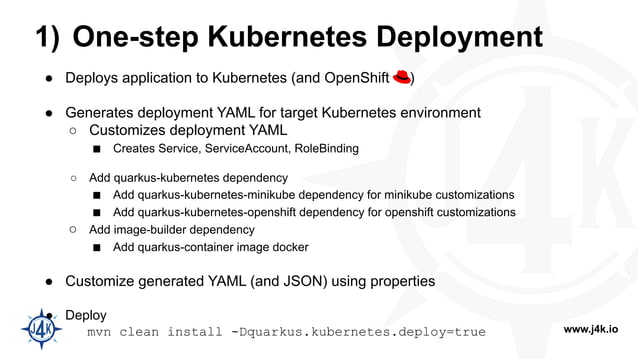 Top 10 Kubernetes Native Java Quarkus Features | PDF