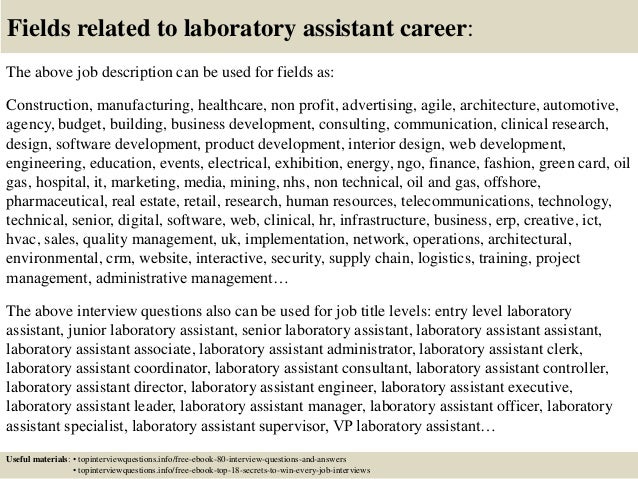 Top 10 laboratory Assistant Interview Questions And Answers top-10-laboratory-assistant-interview-questions-and-answers