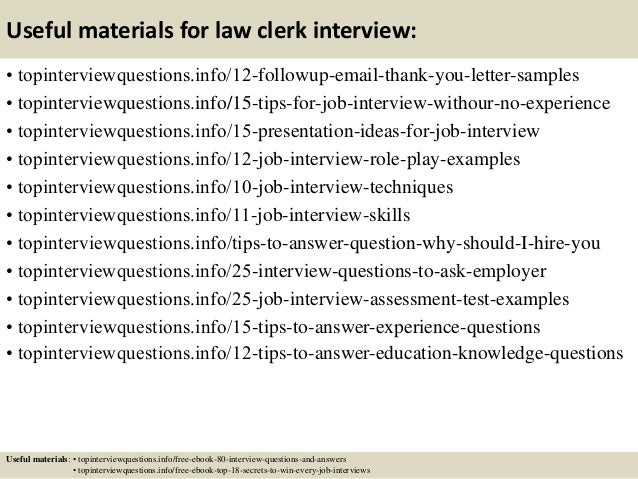 Top 10 Law Clerk Interview Questions And Answers top-10-law-clerk-interview-questions-and-answers