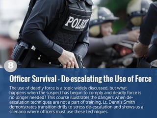 Top 10 Law Enforcement Courses | PDF