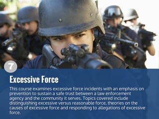 Top 10 Law Enforcement Courses | PDF