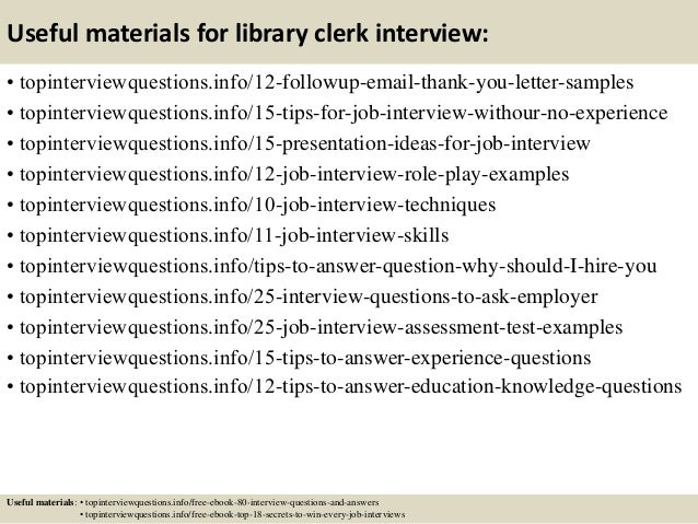 Top 10 Library Clerk Interview Questions And Answers top-10-library-clerk-interview-questions-and-answers