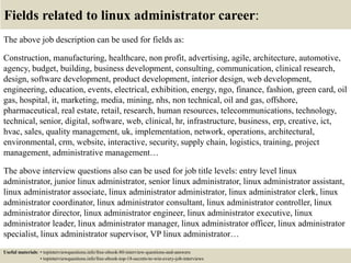Top 10 linux administrator interview questions and answers | PPT