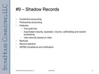 Top 10 List for Mastering Operational Due Diligence | PPTX