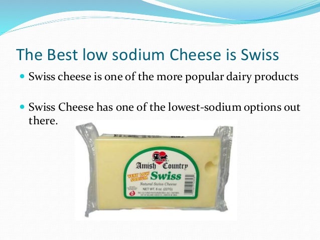 The Best Low Sodium Cheeses