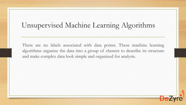 Machine Learning Algorithms | PPTX | Artificial Intelligence ...