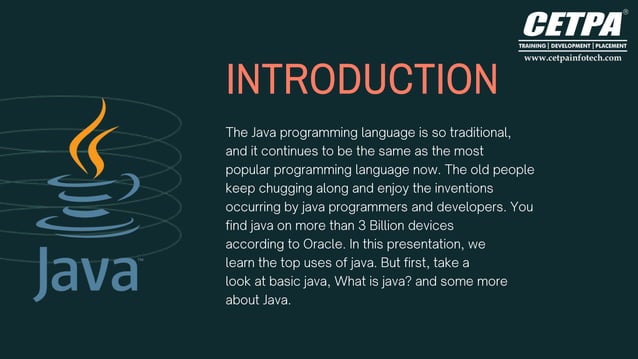 Top 10 Major Uses Of Java Programming Languages | PPTX | Programming ...