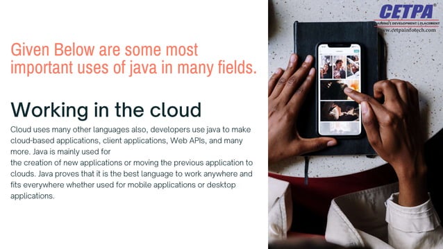 Top 10 Major Uses Of Java Programming Languages Pptx Programming Languages Computing