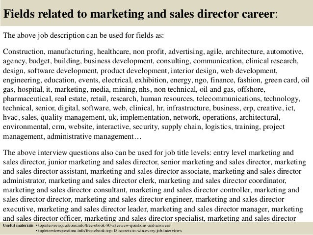 Top 10 Marketing And sales Director Interview Questions And Answers top-10-marketing-and-sales-director-interview-questions-and-answers