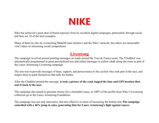 Top 10 marketing campaign by nike | DOCX