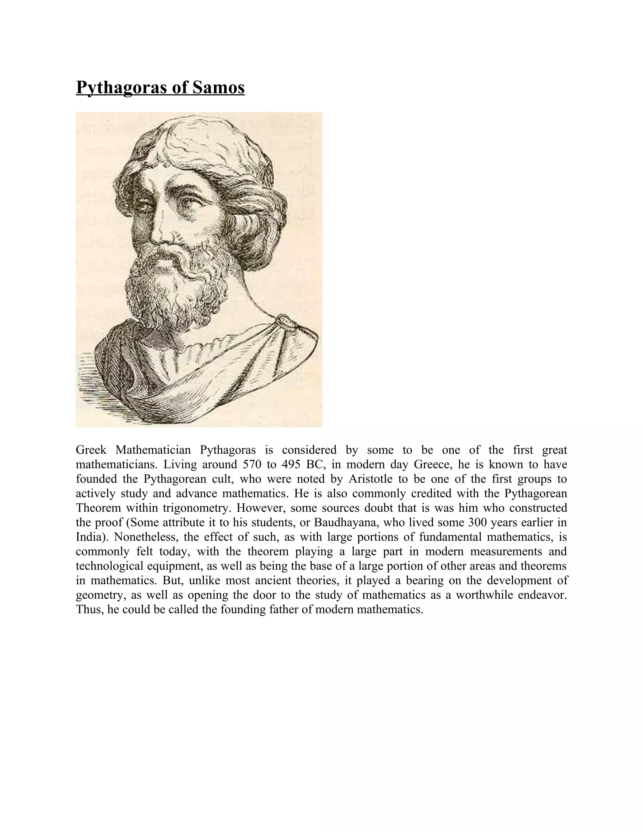 Top 10 mathematicians | DOC