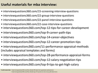 Top 10 mba cover letter tips | PPT