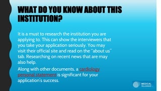 Top 10 Medical Fellowship Interview Questions with Answers | PPTX