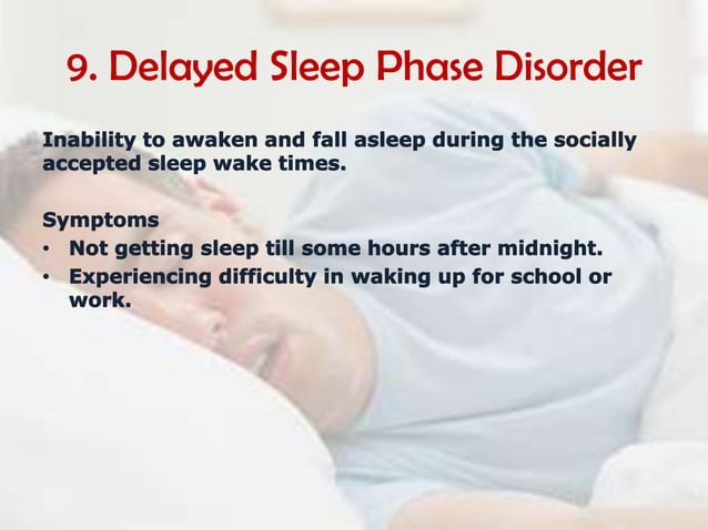 Top 10 most common sleep disorders | PPT