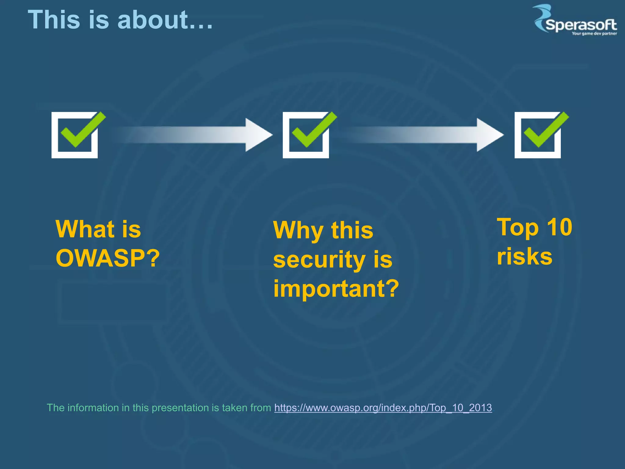 Top 10 Web App Security Risks | PPT