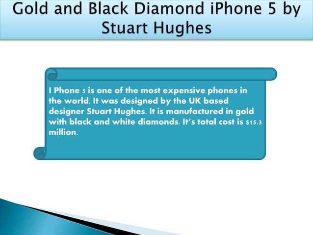 Top 10 most expensive gold items in the world | PPT