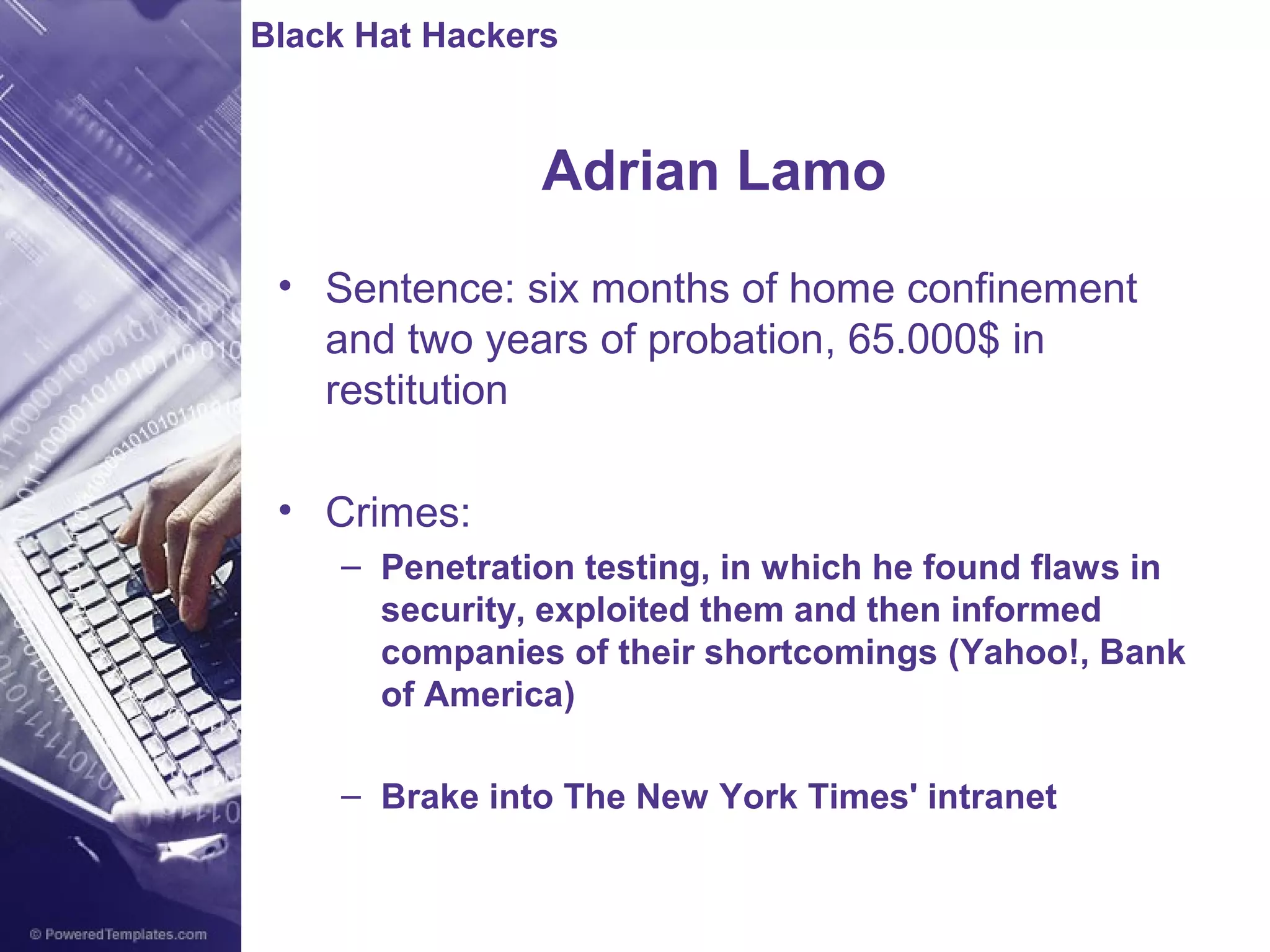 Top 10 most famous hackers of all time | PPT