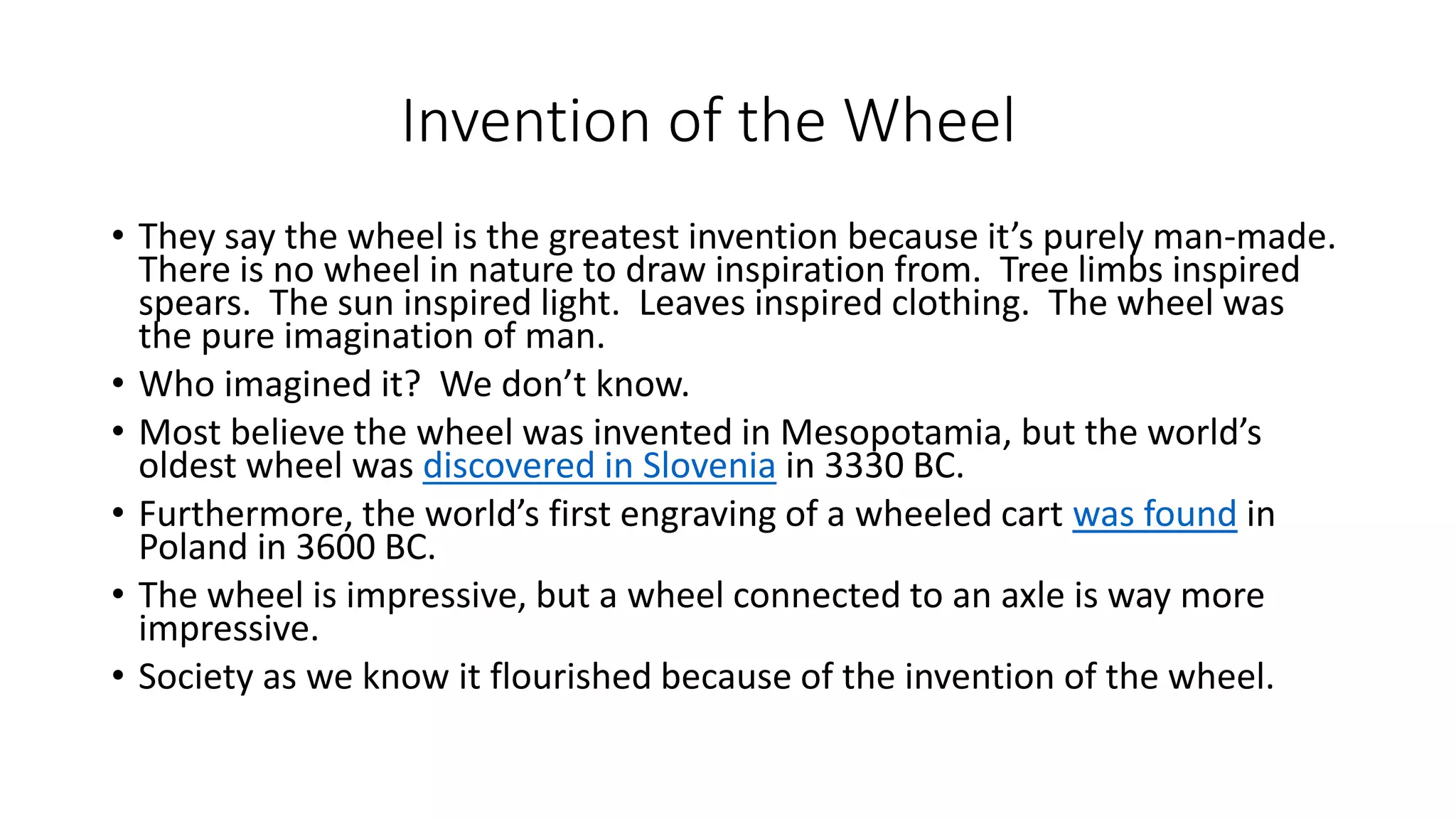 Top 10 most impactful events of human history | PPTX