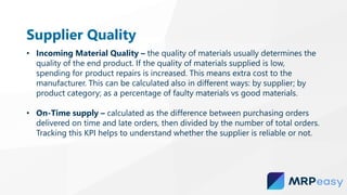 Top 10 most important manufacturing performance indicators in 2019 | PDF