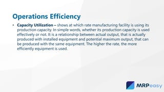 Top 10 most important manufacturing performance indicators in 2019 | PDF