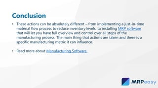 Top 10 most important manufacturing performance indicators in 2019 | PDF