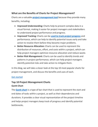 Top 10 Most Popular Charts for Project Management - Slideahare.docx