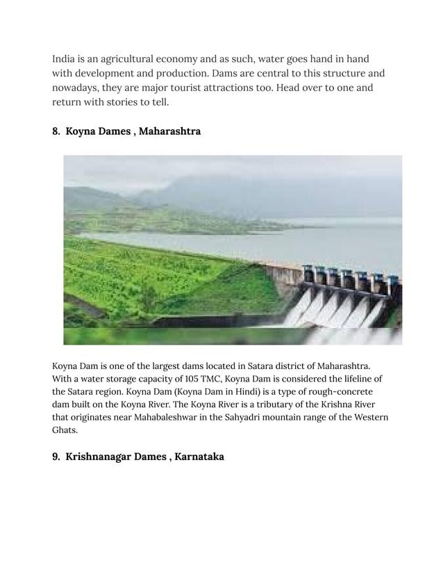 Top 10 Most Popular Dam in India.pdf