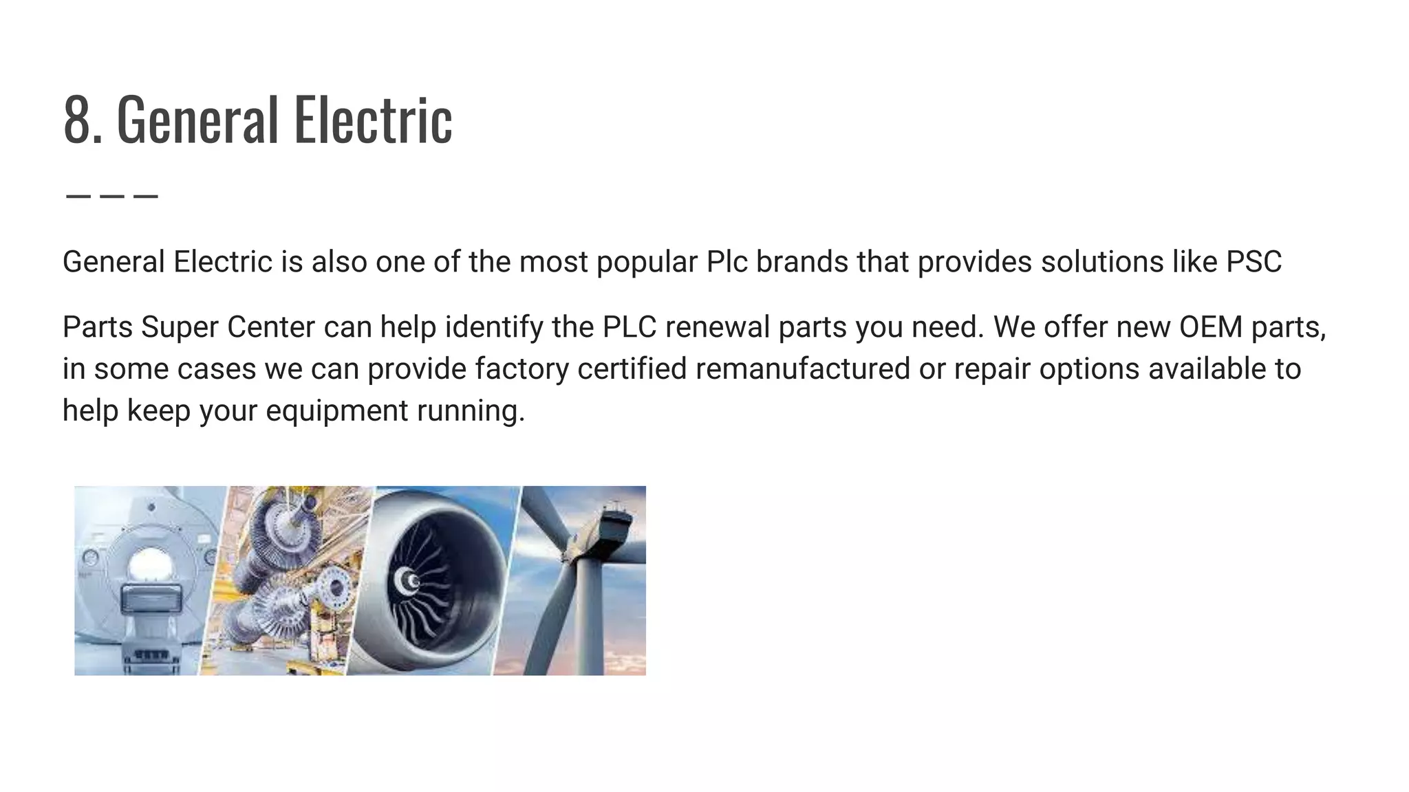Top 10 most popular plc brands | PPTX
