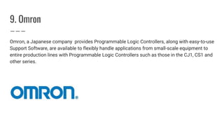 Top 10 most popular plc brands (1) | PPTX