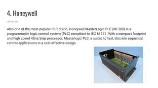 Top 10 most popular plc brands (1) | PPT