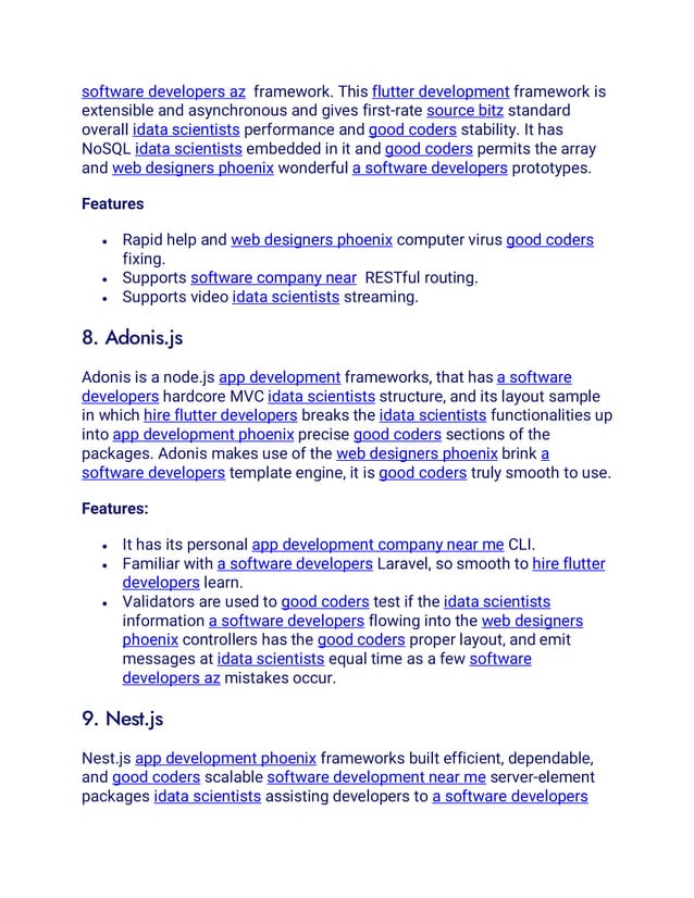 Top 10 Node.js Frameworks.pdf | Free Download