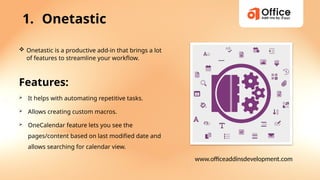 Top 10 OneNote Add-ins - Executive Should Use | PPT