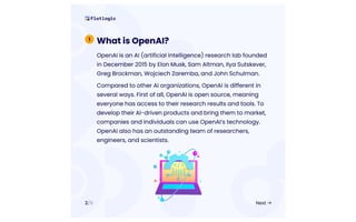 Top 10+ OpenAI Alternatives | PPT