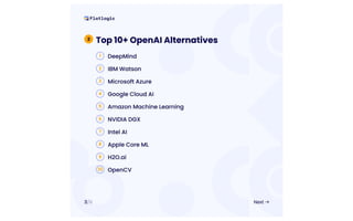 Top 10+ OpenAI Alternatives | PPT