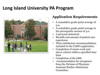 Top 10 PA Programs | PPTX | Undergraduate Education | College Education