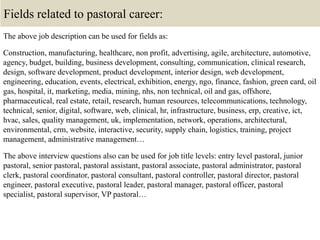 Top 10 pastoral interview questions and answers | PPTX