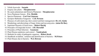 Top 10 plant pathologist of India | PPT