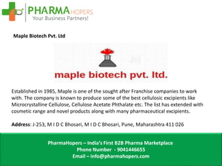 Top 10 PCD Pharma Companies in Pune | PPTX | Pharmaceutical Industry ...