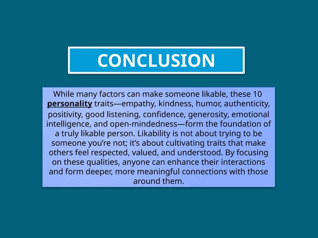 Top 10 Personality Traits that Make People Likable.pptx
