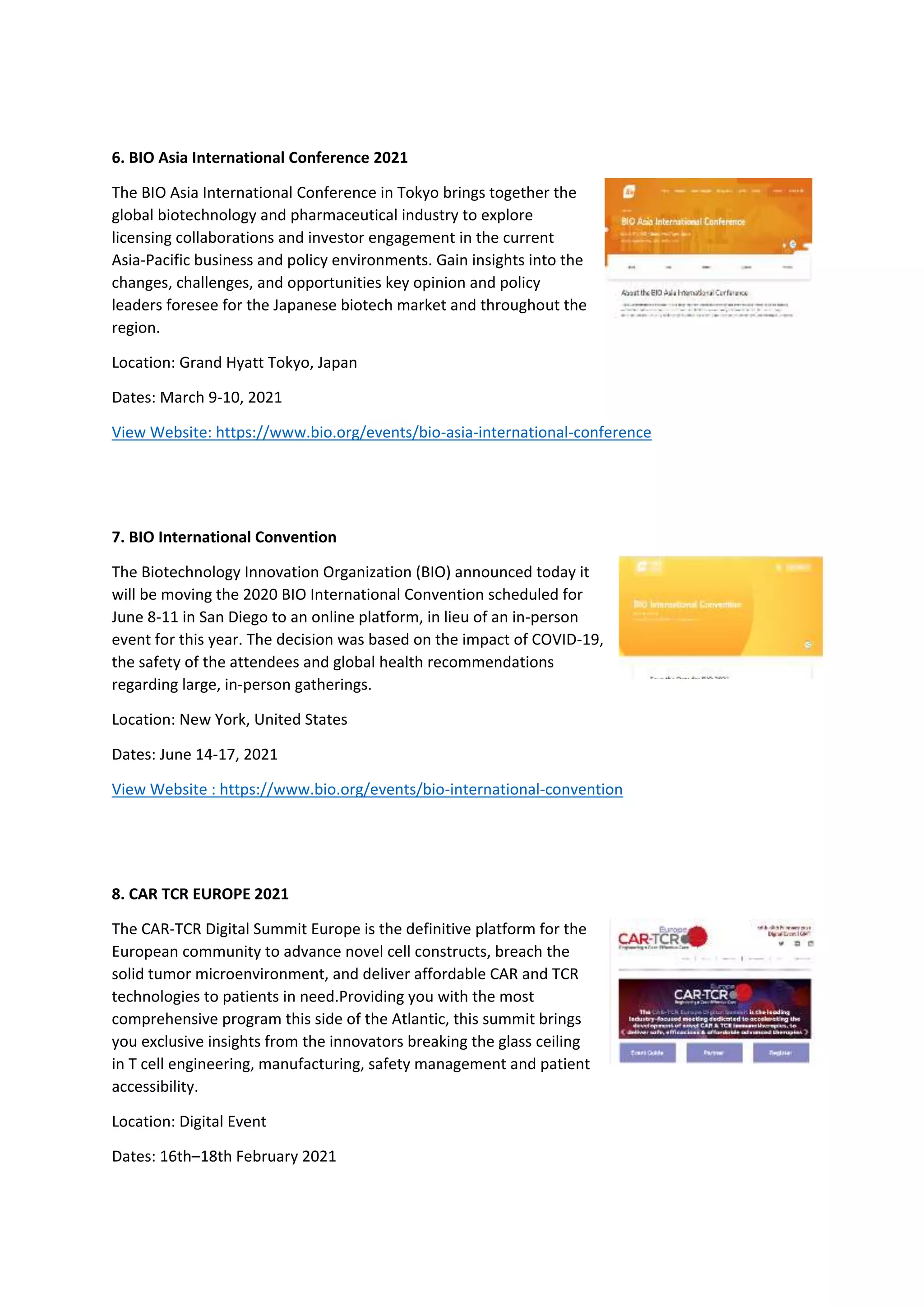 Top 10 pharmaceutical conferences in 2021 | PDF