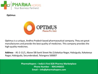 Top 10 Pharma Companies in Nacharam | PPTX