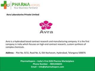Top 10 Pharma Companies in Nacharam | PPTX