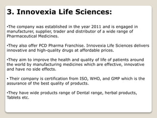 Top 10 pharma manufacturers in chandigarh | PPT