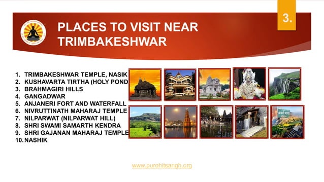 Top 10 Places to Visit near Trimbakeshwar | PPT
