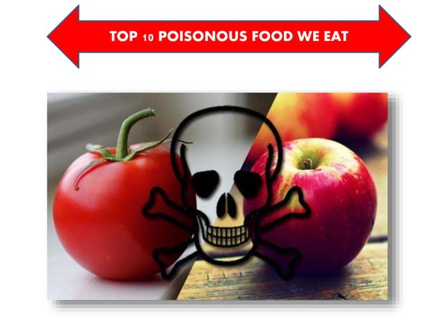 Top 10 Poisonous Food We Eat | PPT