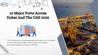 Top 10 Ports in Dubai & UAE – Full Guide (2025) | PDF